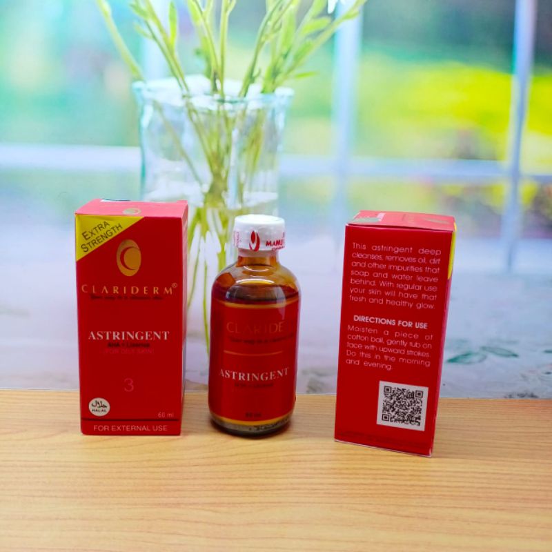 Jual CLARIDERM ASTRIGENT ASLI PHILIPIN 100% [√Toner Lebih Kuning ...
