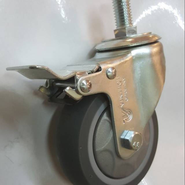 Jual Roda bed 4 inch dengan rem | Shopee Indonesia