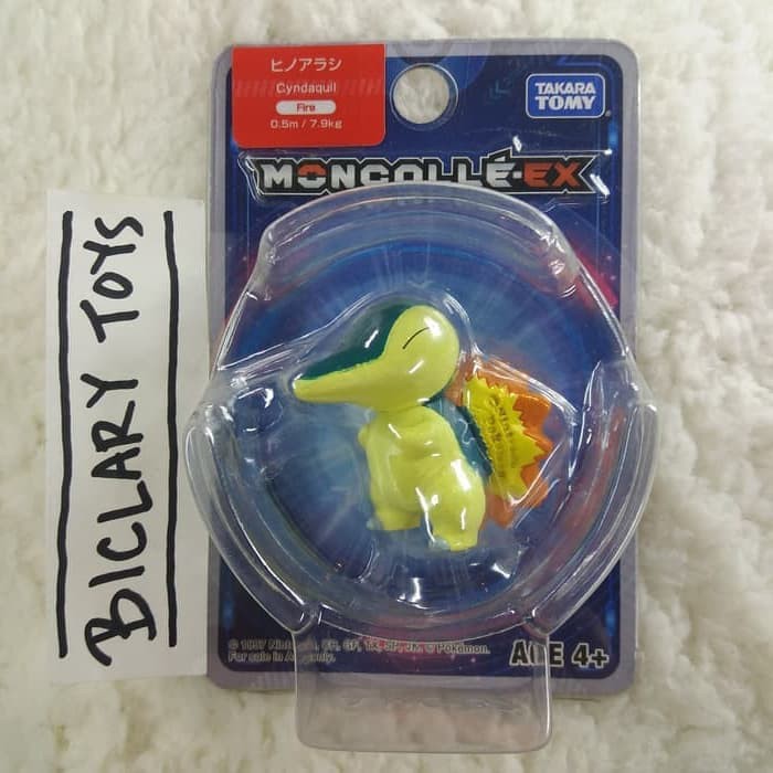 Jual Moncolle EX Pokemon Cyndaquil Takara Tomy ORI ORIGINAL | Shopee ...