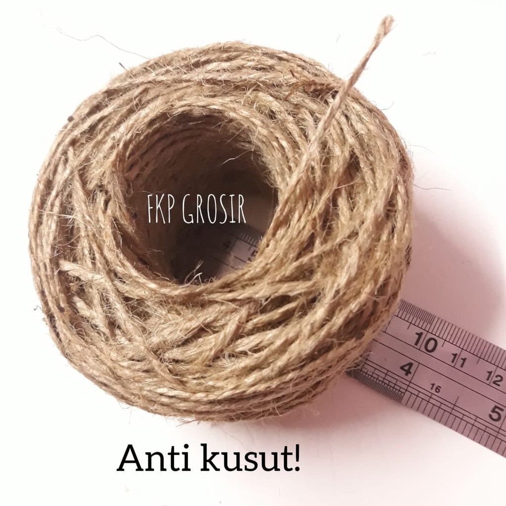 Jual Grosir Per 50 Meter - TALI RAMI HALUS 2MM - TALI GONI - TAMBANG ...