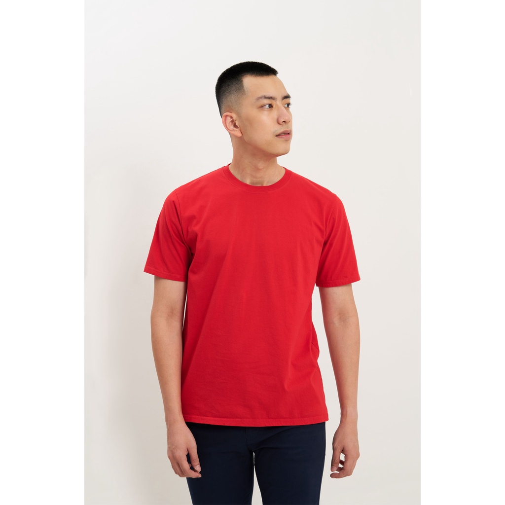 Jual Kaos Merah Polos Pria Wanita Cotton Combed 30s Lengan Pendek ...
