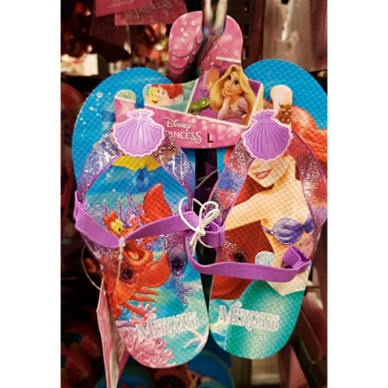Jual Disney Princess Ariel the Mermaid Flip Flop (ORI UK) | Shopee ...