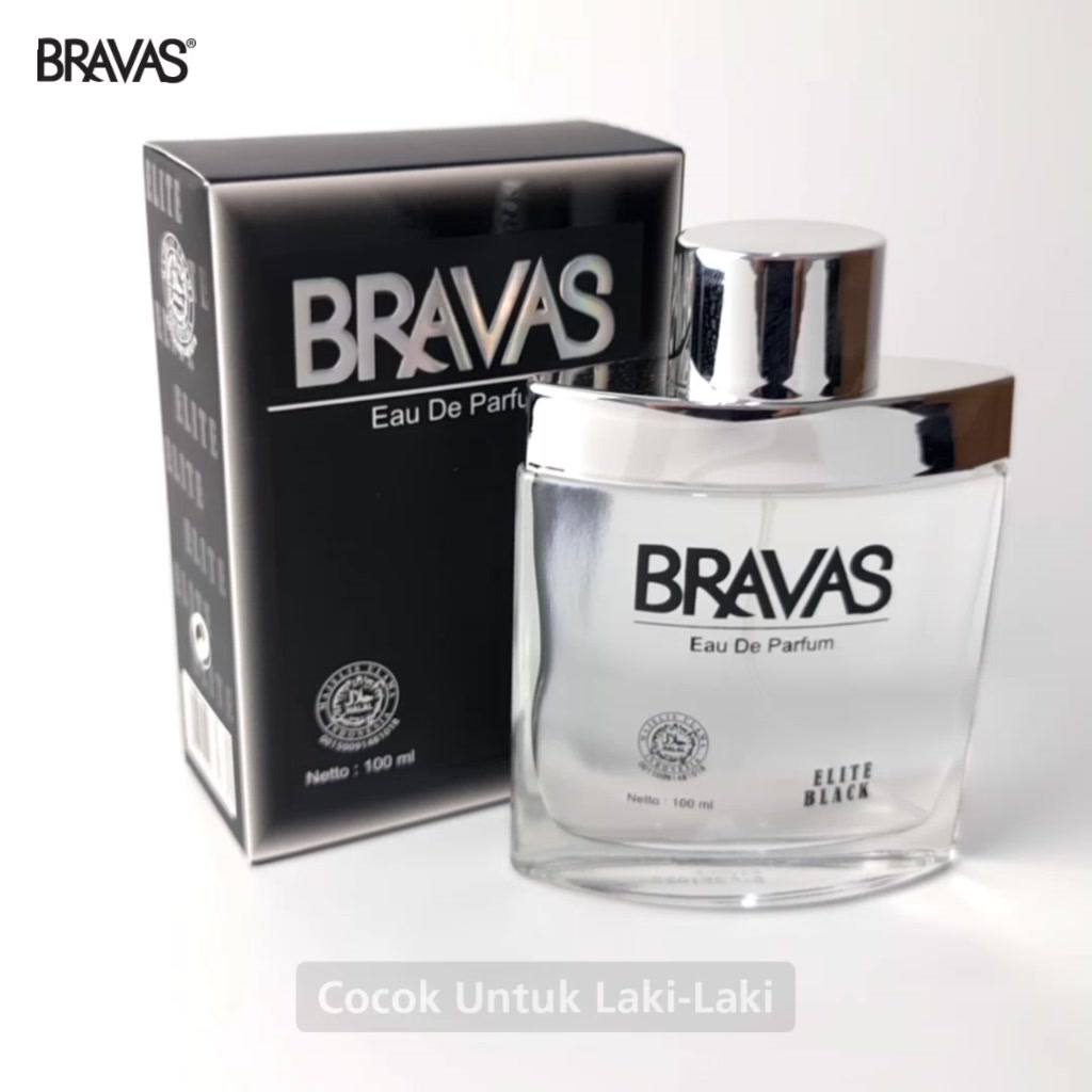 Jual BRAVAS Parfum Pria ELITE 100 ML Eau De Parfum HALAL Perfume Spray ...