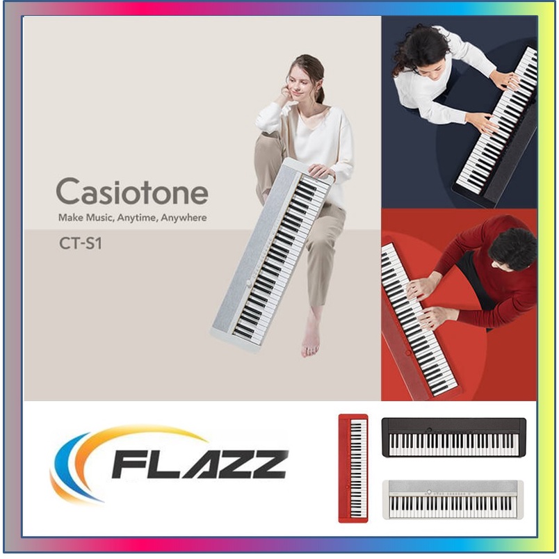 Jual Piano/Keyboard Casio Cts-1/cts1 original +FREE STAND KAKI KEYBOARD ...