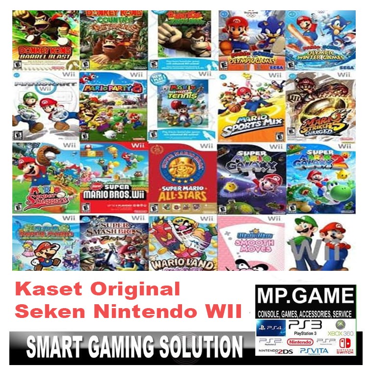 Jual PROMO Kaset NINTENDO WII / CD WII Seken ORIGINAL | Shopee Indonesia