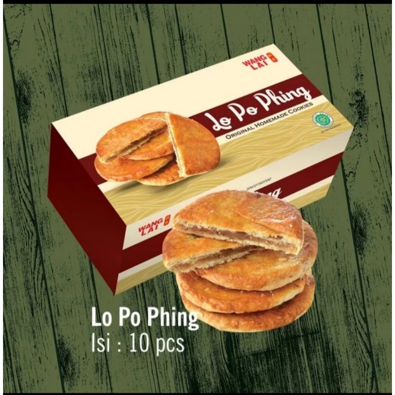 Jual lo po phing/lo po piang merek wanglai isi 10pcs harga termurah pia ...