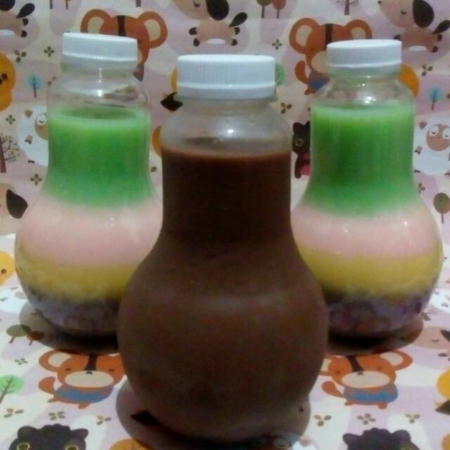 Jual Puding sedot pudot botol bohlam coklat rainbow | Shopee Indonesia