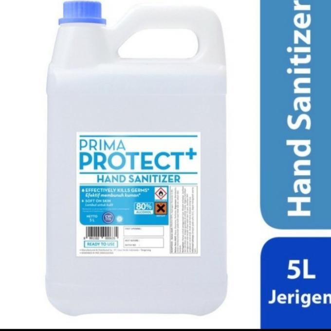 Jual prima protect hand sanitizer 5 liter | Shopee Indonesia