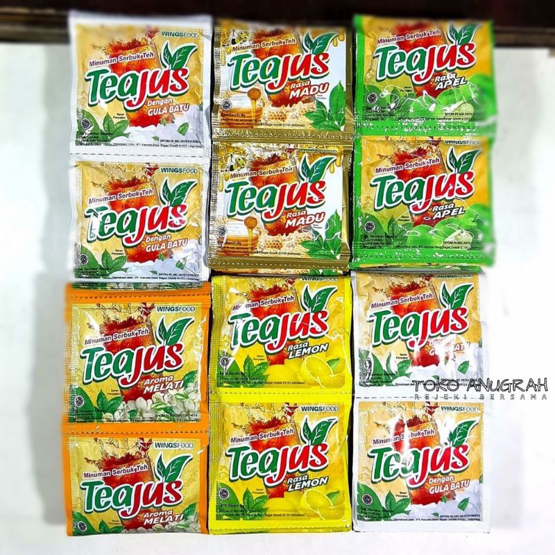 Jual Tea Jus Minuman Serbuk Renceng 10 Sachet @ 8 gr [aneka rasa ...