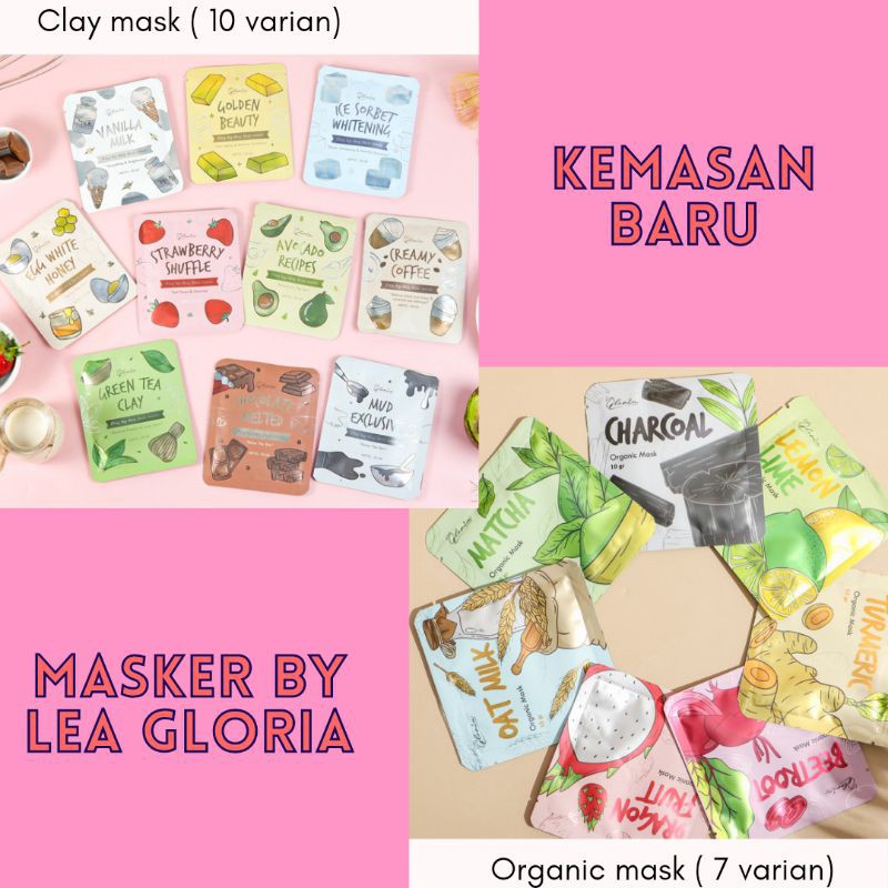 Jual Masker by lea gloria / maskerbylea lea gloria face mask (BPOM ...