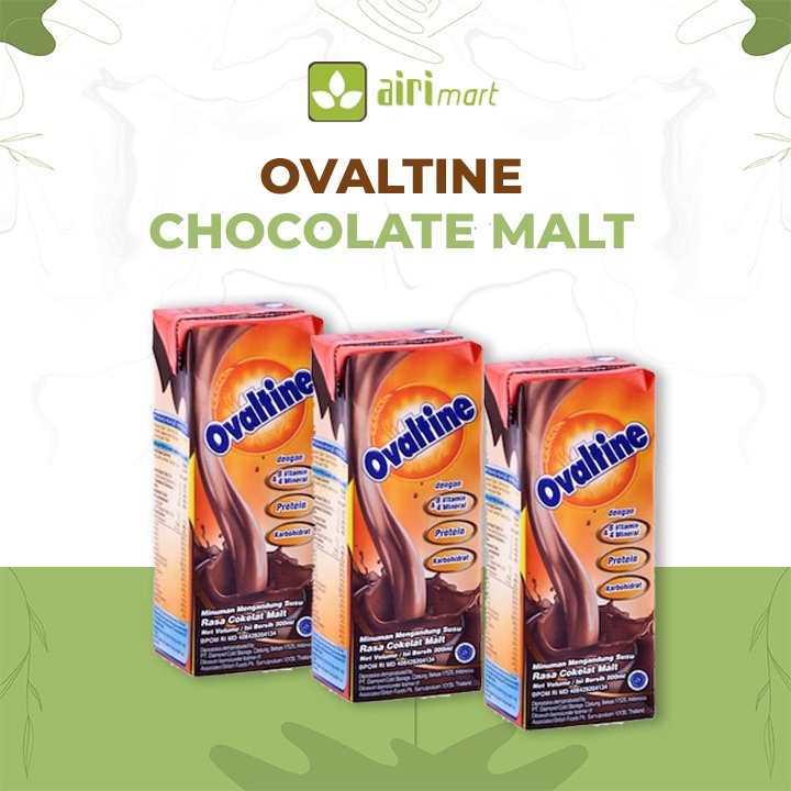 Jual Susu Ovaltine UHT Choco Malt 200ml | Shopee Indonesia