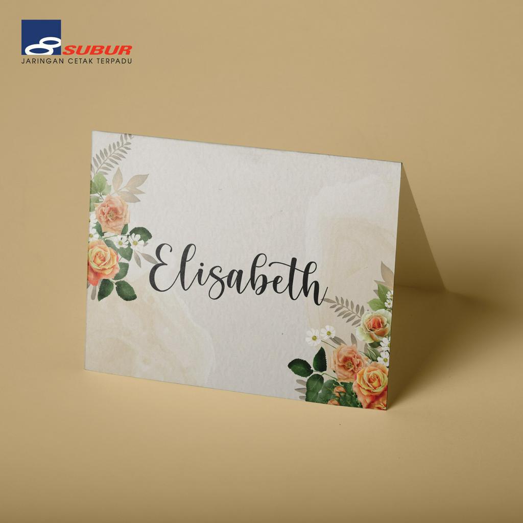 Jual Standing Name Tag Name Tentcard TableName Bridesmaid Nama Meja ...