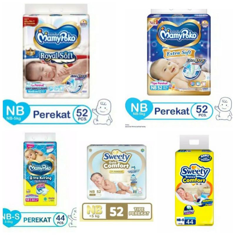 Jual POPOK NEWBORN / POPOK BAYI BARU LAHIR | Shopee Indonesia