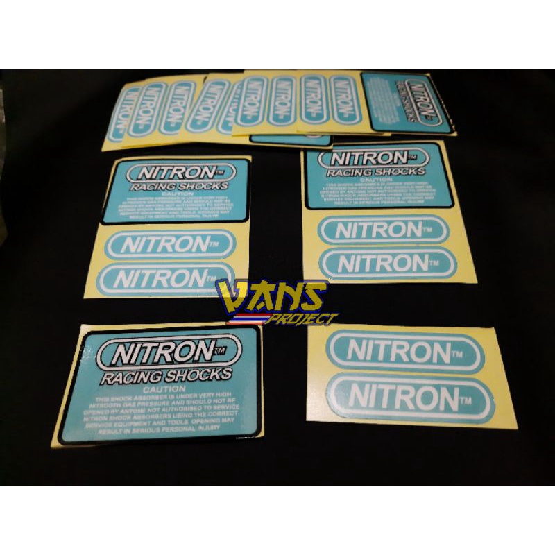 Jual STICKER SHOCK BELAKANG NITRON THAILAND VINYL | Shopee Indonesia
