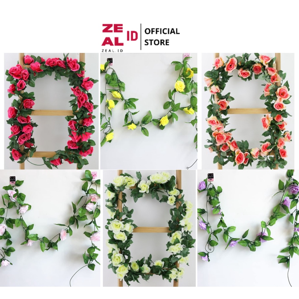 Jual ZEAL-ID - BUNGA RAMBAT Dekorasi Ruangan Bunga Artifisial Bunga ...