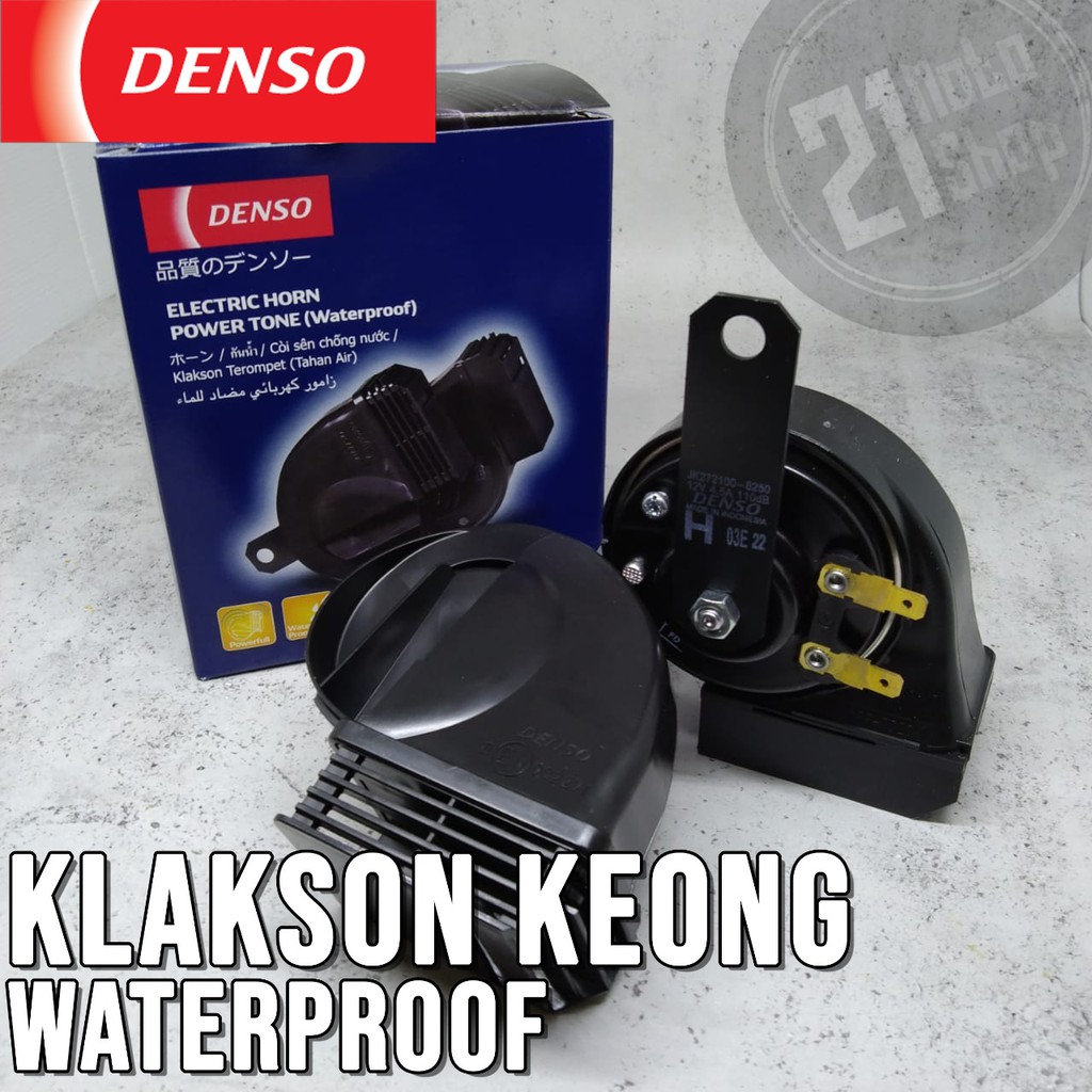 Jual Klakson Motor Mobil Denso Power Tone Trompet Keong Set 12V ...