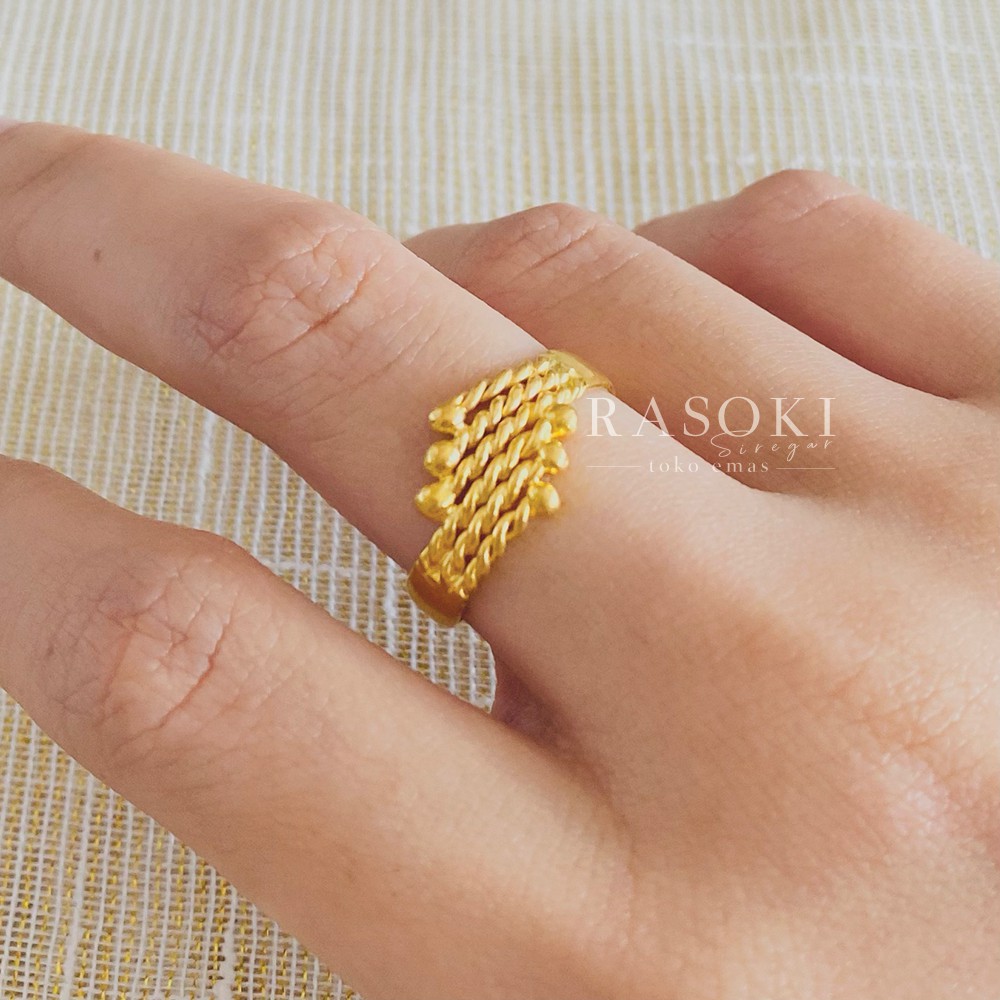 Jual CINCIN EMAS 24 KARAT 3gr-10gr EMAS ASLI EMAS LONDON 99,99% CINCIN ...