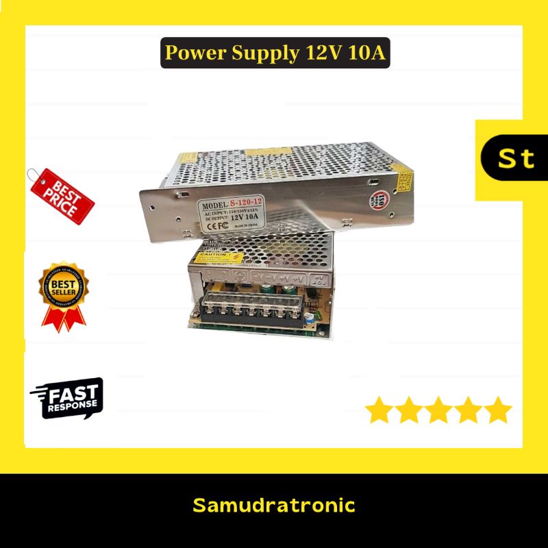 Jual Power Supply 12V 10A Power Switching | Shopee Indonesia