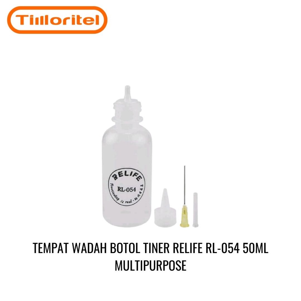 Jual TEMPAT WADAH BOTOL TINER RELIFE RL-054 50ML MULTIPURPOSE | Shopee Indonesia