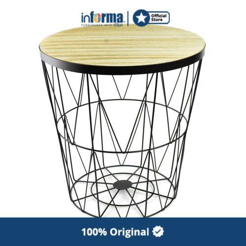 Jual INFORMA TOPAZ STORAGE TABLE BLACK | Shopee Indonesia
