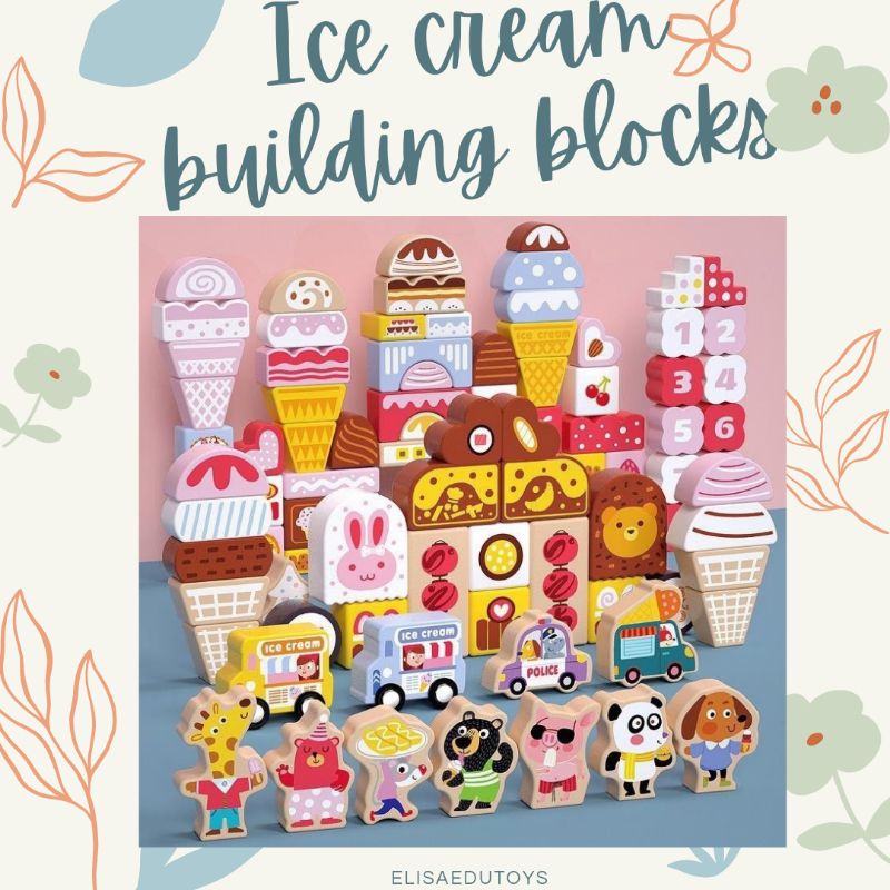 Jual balok kayu es krim wooden ice cream blocks 116 pcs | Shopee Indonesia