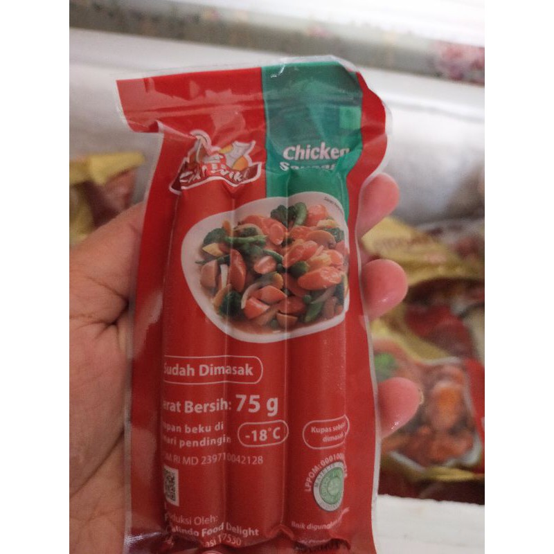 Jual sosis ayam ciki wiki isi 3 | Shopee Indonesia