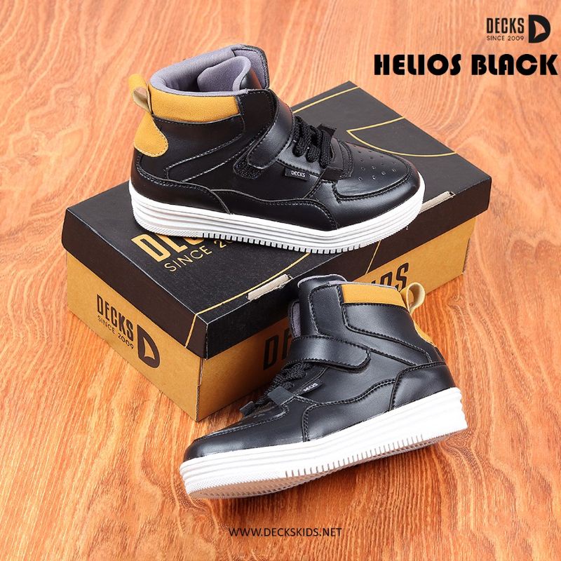 Jual Sepatu Booth Anak Helios Hitam Decks Kids | Shopee Indonesia