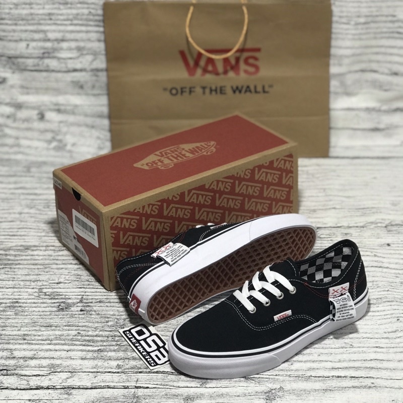 Jual Vans Authentic DIY HC Black White | Shopee Indonesia
