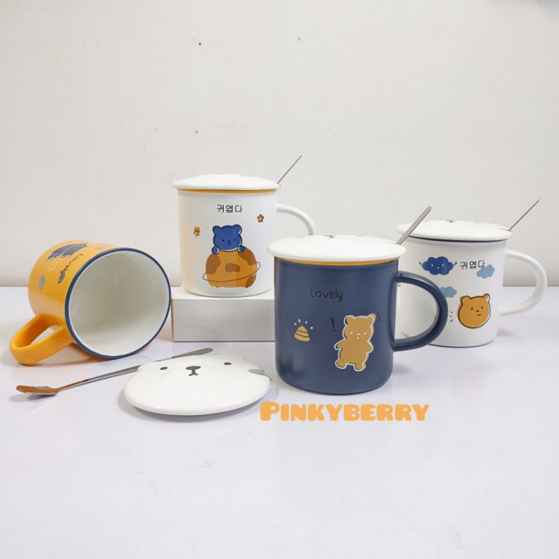 Jual Mug Lucu / Mug Unik / Gelas Keramik Cute / Gelas Keramik Bear ...