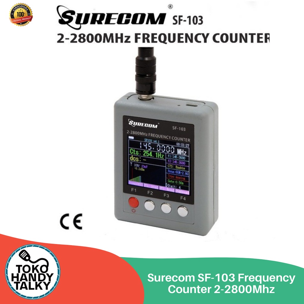 Jual SURECOM SF-103 FREQUENCY COUNTER 2-2800MHZ NEW | Shopee Indonesia