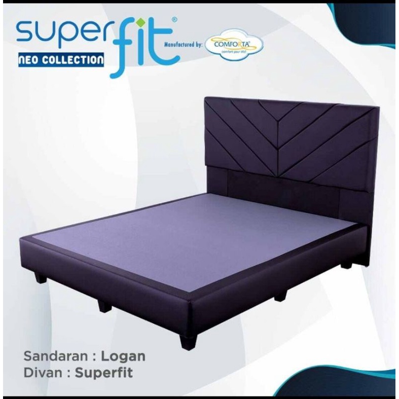 Jual Divan superfit dan sandaran Logan 90/100/120/140/160/180/200 ...