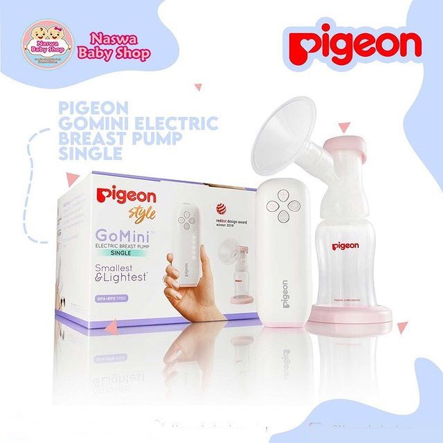 Jual Pigeon Go Mini Electric Breast Pump Single Pompa ASI Listrik ...