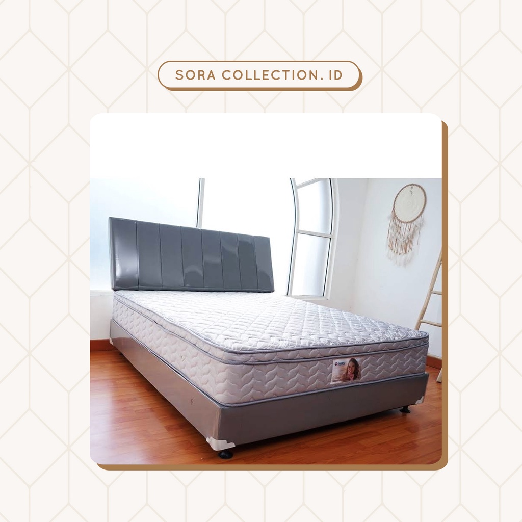 Jual Guhdo Springbed Tipe Standard Plush top Uk 160x200 + Divan Full Set | Shopee Indonesia