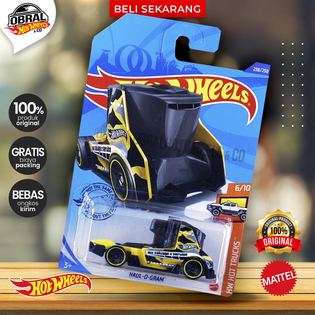 Jual Hot Wheels Reguler - Haul O Gram Kuning hitam | Shopee Indonesia
