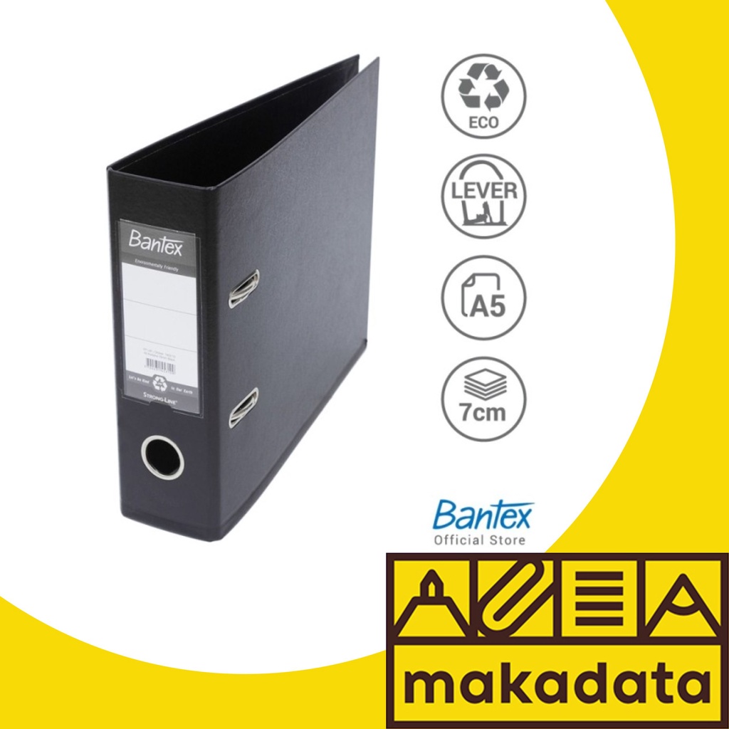 Jual ORDNER BANTEX A5 1453-10 7cm WARNA BLACK MURAH | Shopee Indonesia