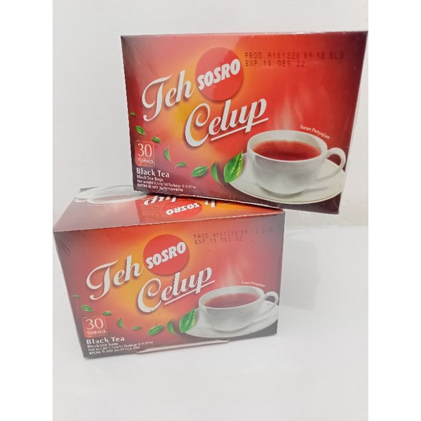 Jual TEH CELUP SOSRO 30 Pcs | Shopee Indonesia