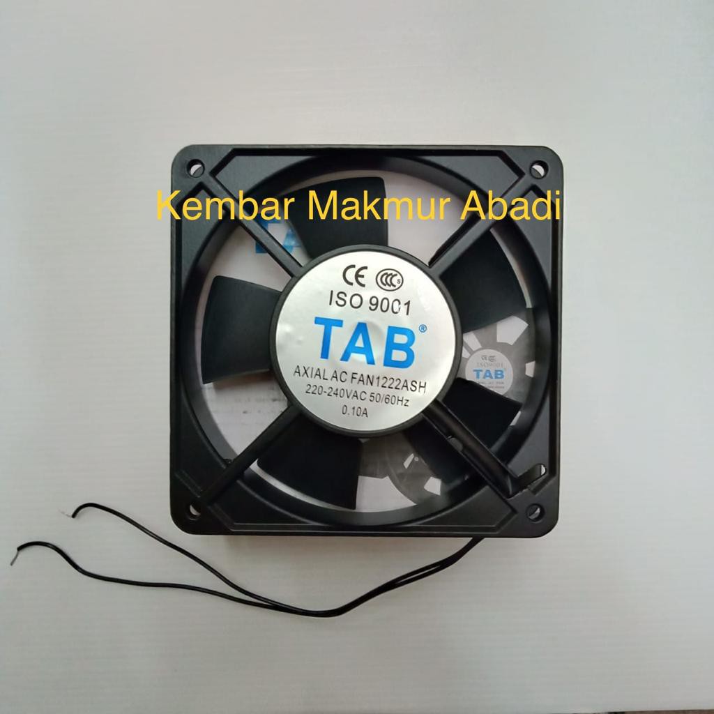 Jual Panel Cooling Fan 4 in ( 12x12x2,5 cm) AC 220V TAB XF1222ASH ...