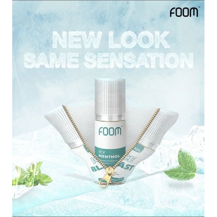 Jual FOOM ICY MENTHOL CIGARETTE SERIES BY FOOM LAB SALT NIC 30MG 50MG ...