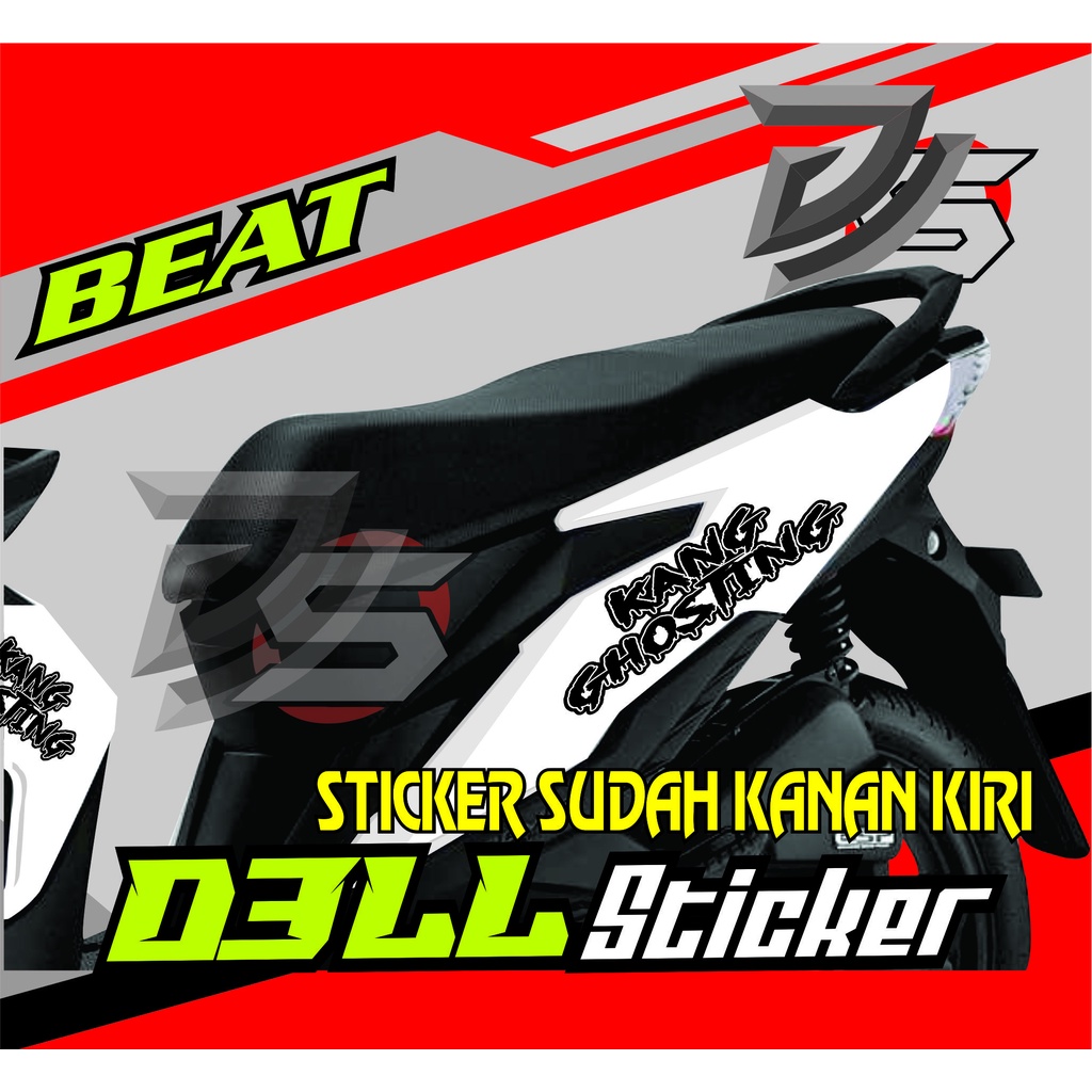 Jual Stiker BEAT KANG GHOSTING / Sticker Beat Street / Sticker Motor ...