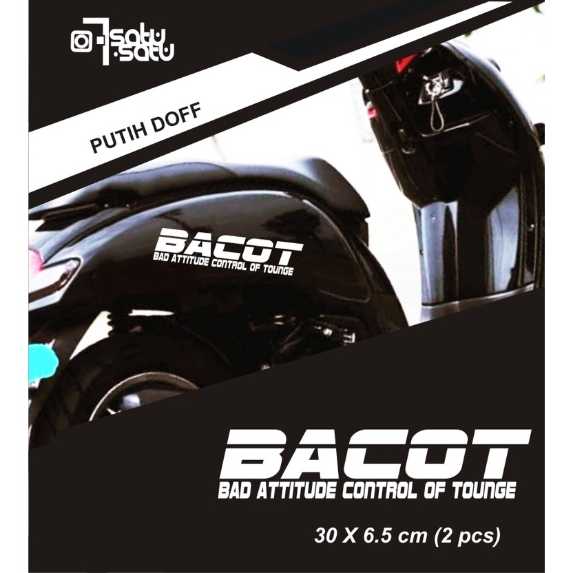 Jual stiker motor Bacot | Shopee Indonesia