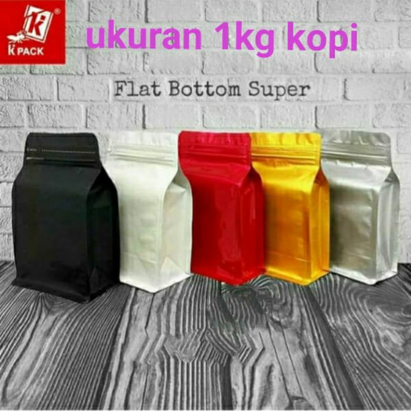 Jual kemasan kopi murah ukuran 1 kg/1000 gram merk kpack | Shopee Indonesia