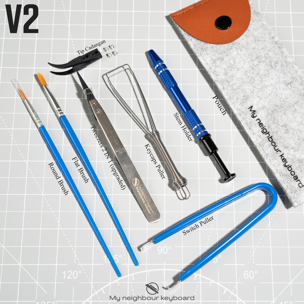 Jual Lube Tools Set Kit 6 in 1 for Mechanical Keyboard Lubing Switch ...