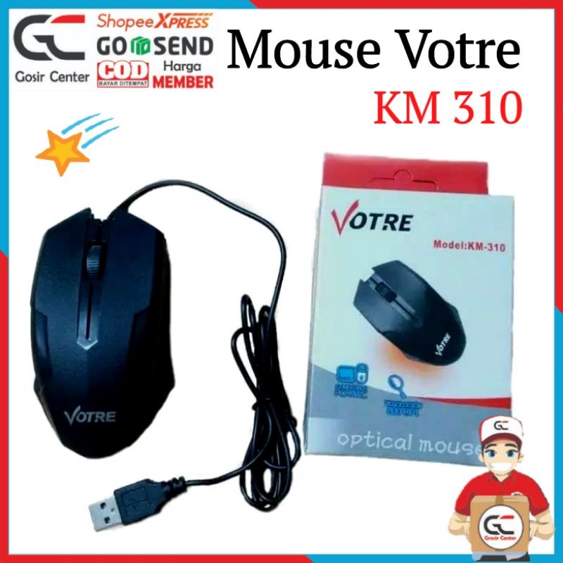 Jual MV2G | Mouse votre kabel KM-310 | ZK | Shopee Indonesia