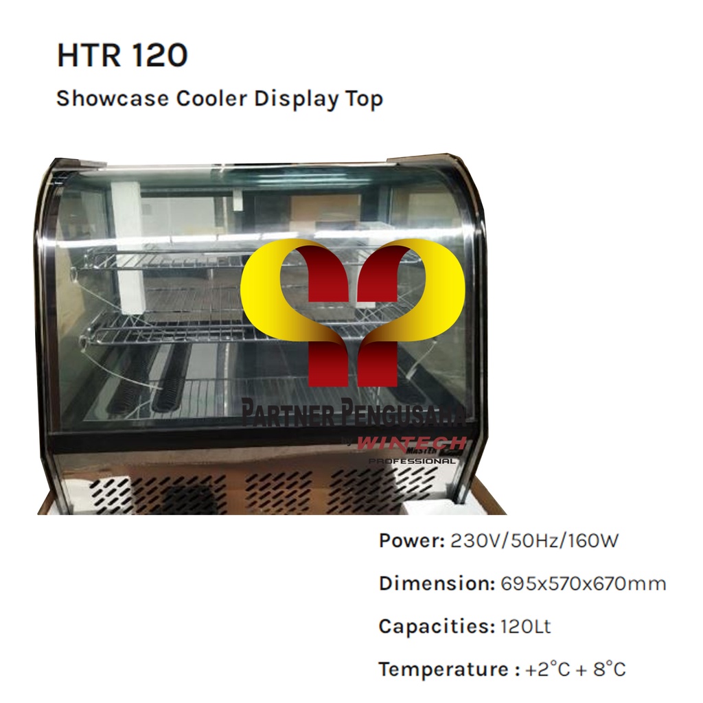 Jual MASTERCOOL HTR 120 Cake Showcase Chiller Display Cooler Kabinet ...