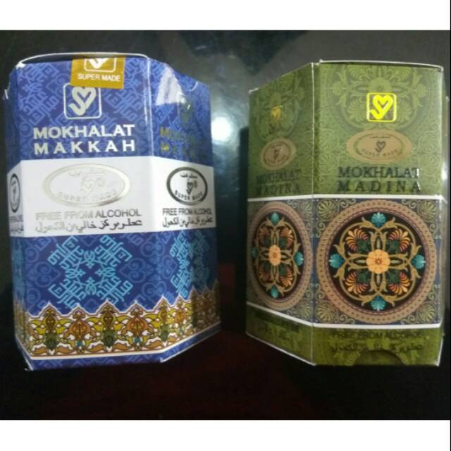 Jual Parfum SM MOKHALAT MADINAH & MEKKAH 8ml non alkohol [ bijian ...