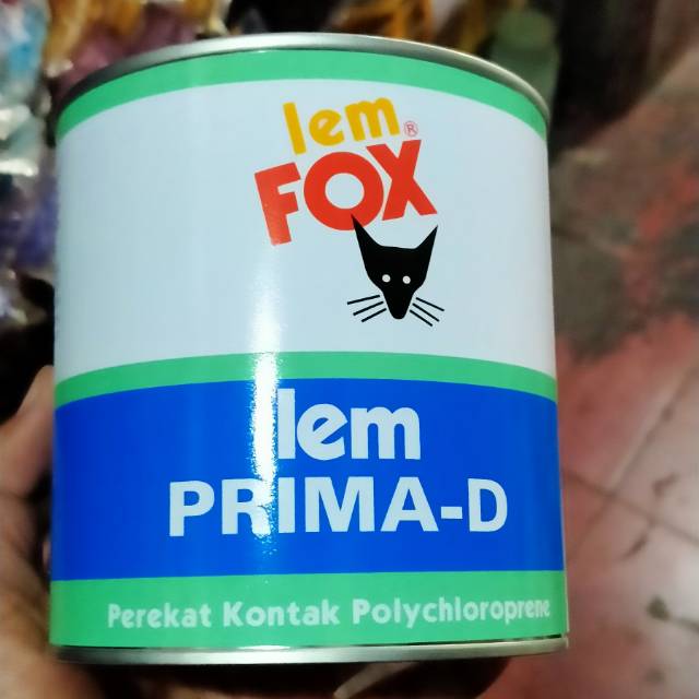 Jual LEM FOX AIBON PRIMA-D kaleng 600gr HPL PVC sheet kayu triplek ...