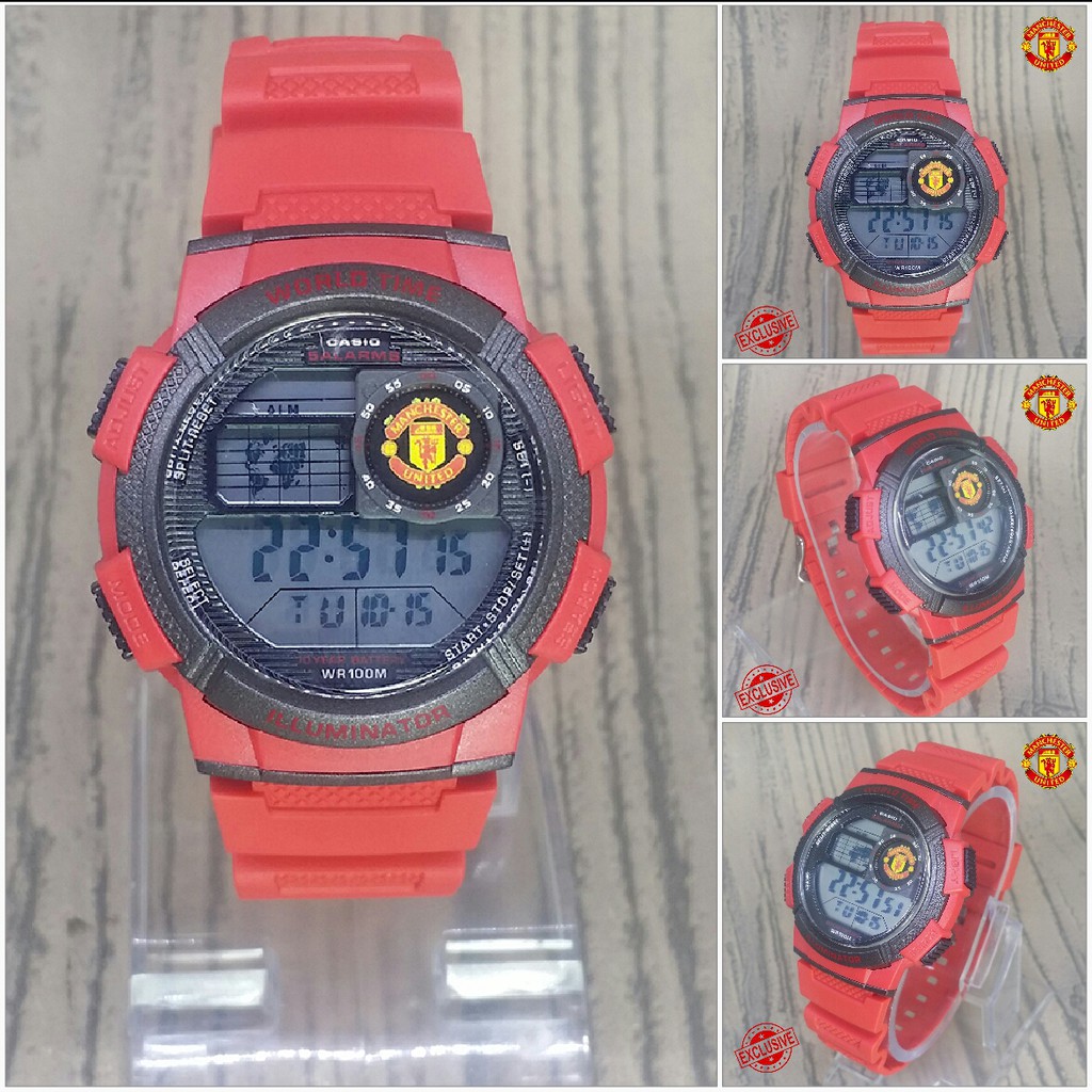 Jual [SUPER EXCLUSIVE] JAM CASIO ILLUMINATOR MANCHESTER UNITED DIGITAL ...