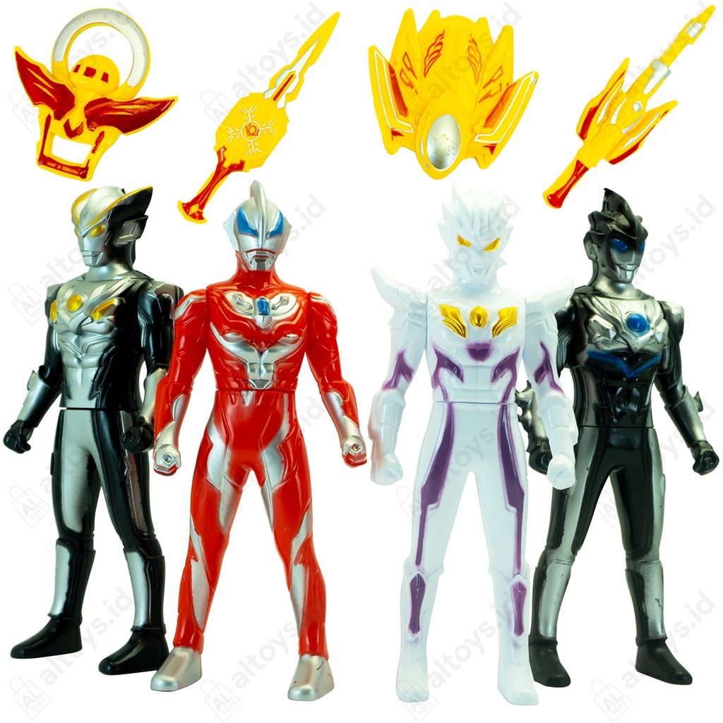 Jual MAINAN FIGURE ROBOT ULTRAMAN SET 4pcs Ultraman King / Ultraman Noa ...