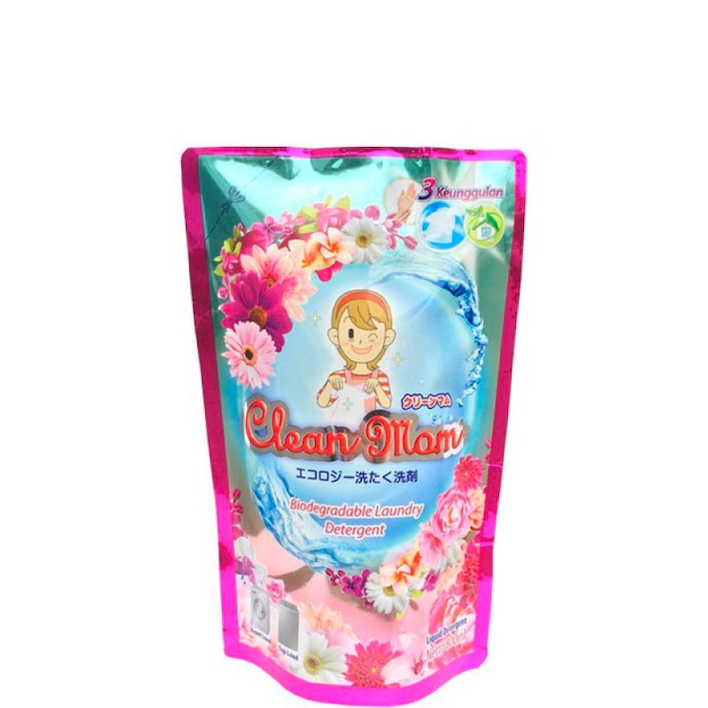 Jual Clean Mom Liquid Laundry Detergent Refill 800 mL | Shopee Indonesia