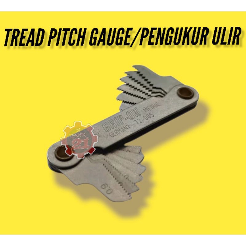 Jual MAL ULIR DRAT THREAD PITCH GAUGE GRIP ON PENGUKUR ULIR SURI DRAT ...